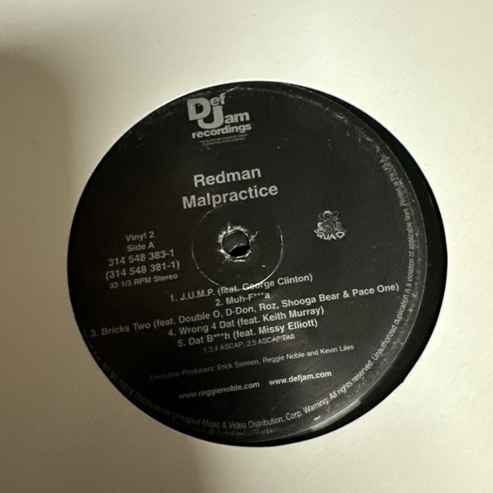 Malpractice [PA] [LP] by Redman (Vinyl, May-2001, Def Jam USA) 731454838115| eBay