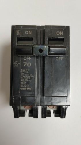 GE General Electric THQL2170 70-Amp 2-Pole 120/240VAC Breaker | eBay