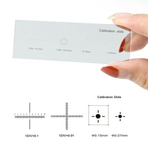 4 Reticle Microscope Stage Micrometer Calibration Slide Stage ...