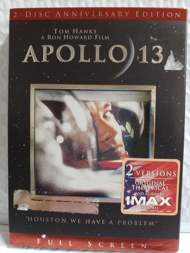 Apollo 13~Tom Hanks 2 Disc DVD Digital Copy) With Sleeve. Anniversary ...
