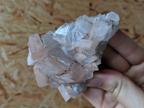 Big Pink Calcite Crystal Cluster Emerson GA Georgia Tate Mine Wow | eBay