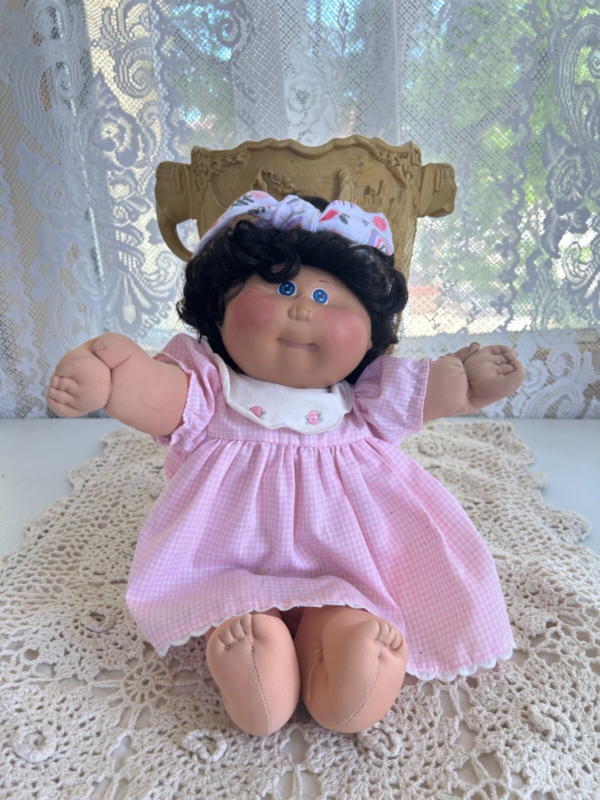 Norah's Reborn Cabbage Patch Girl in Pink Gingham | eBay