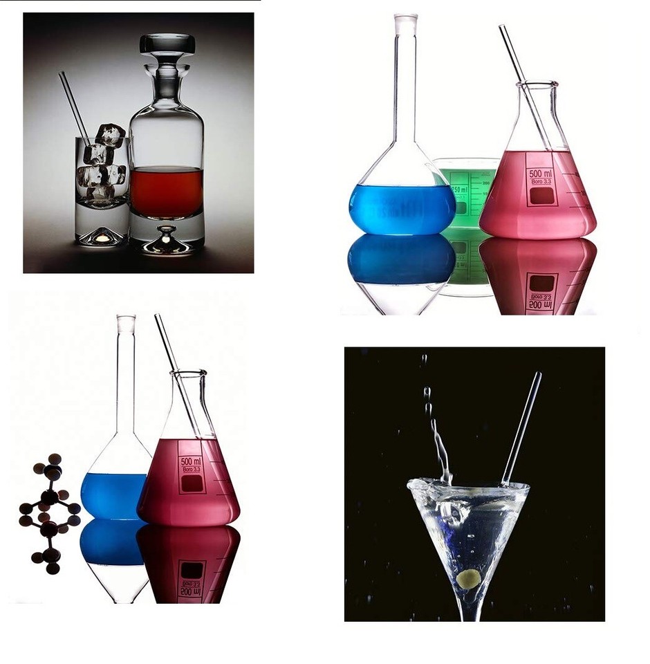 12 Pack Glass Stirring Rods 8" Length for Science Education, Lab and ...