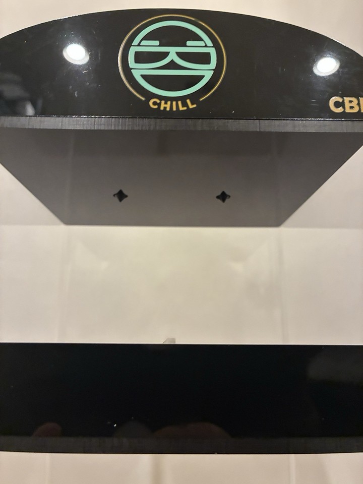 16 x 6 x 5 Countertop Clear Acrylic Display Case Stand for Head Shop ...