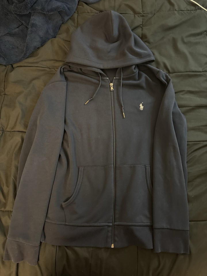 Polo Ralph Lauren Double-Knit Full-Zip Hoodie Large Men | eBay