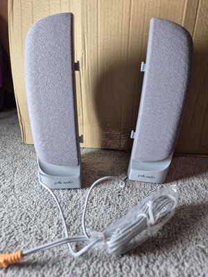 Polk Audio HP OEM Desktop Computer Speakers 2.0 Stereo PC Speakers New ...