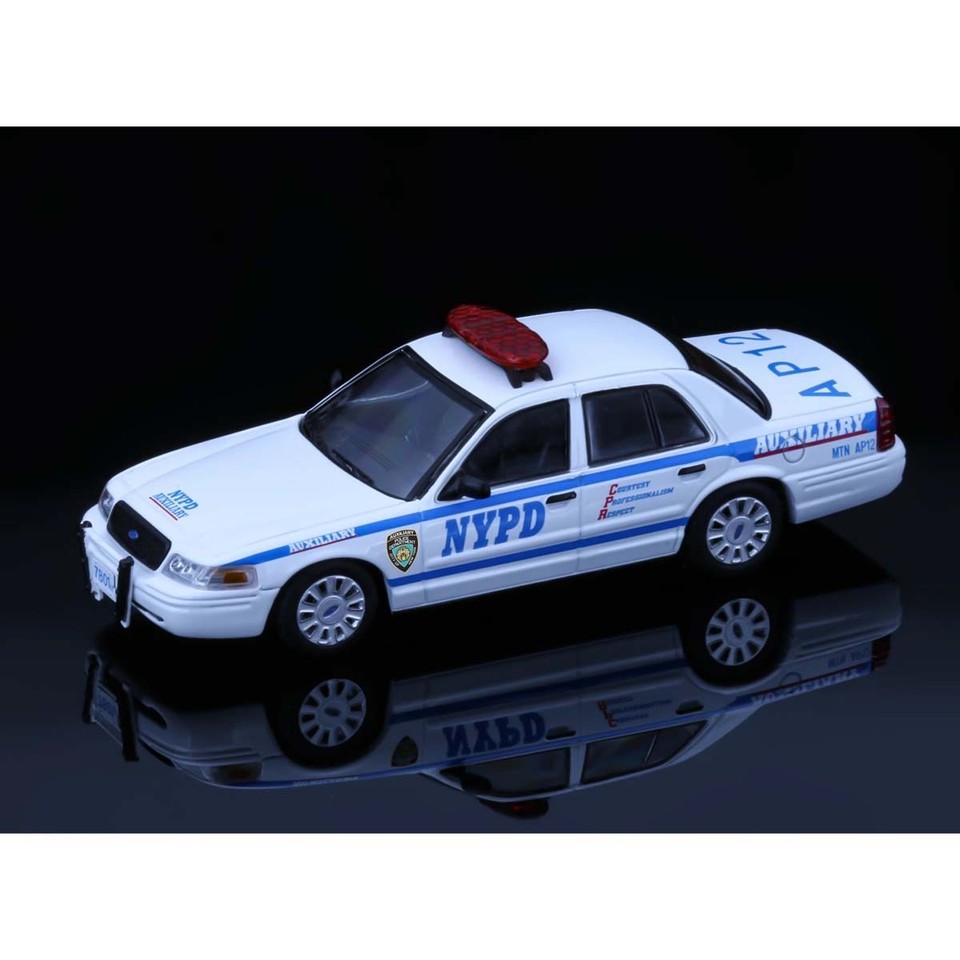 Rollin 1:64 CV NYPD AUX Police Patrol Car Model Diecast Metal Car | eBay