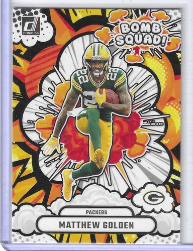Matthew Golden 2025 Panini Donruss - Bomb Squad #BS-MGN Base Rookie RC ...