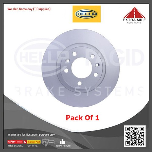 Hella Disc Brake Rotor 290mm Rear For Peugeot 508 SW I 8E,8D 1.6L/2.0L ...
