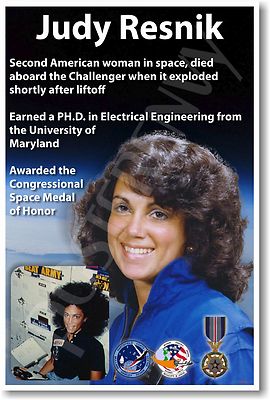 Judy Resnik - NEW NASA American Astronaut Space Exploration POSTER | eBay