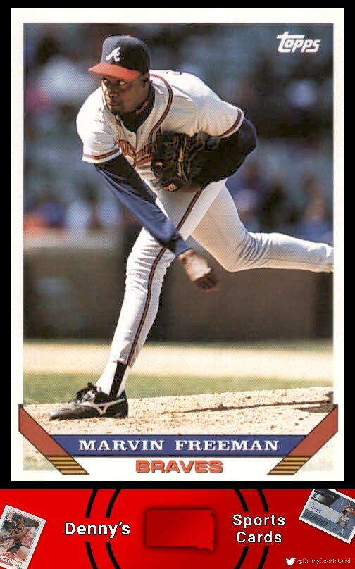 1993 Topps #583 Marvin Freeman Atlanta Braves Baseball Card | eBay