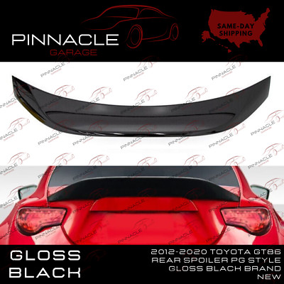 2012-2020 Toyota GT86 Rear Spoiler PG Style Gloss Black Brand New | eBay
