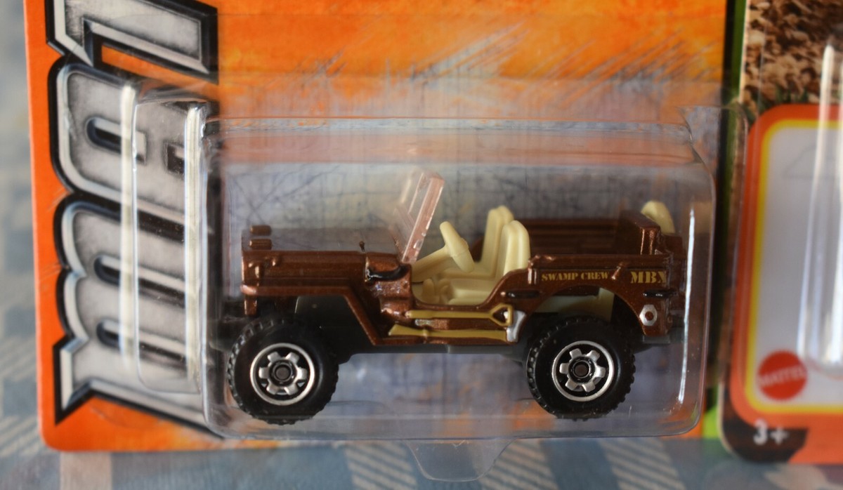 Diecast Toy Car Matchbox 1948 Willys Jeeps [Rosso] 76/100 Flashing ...