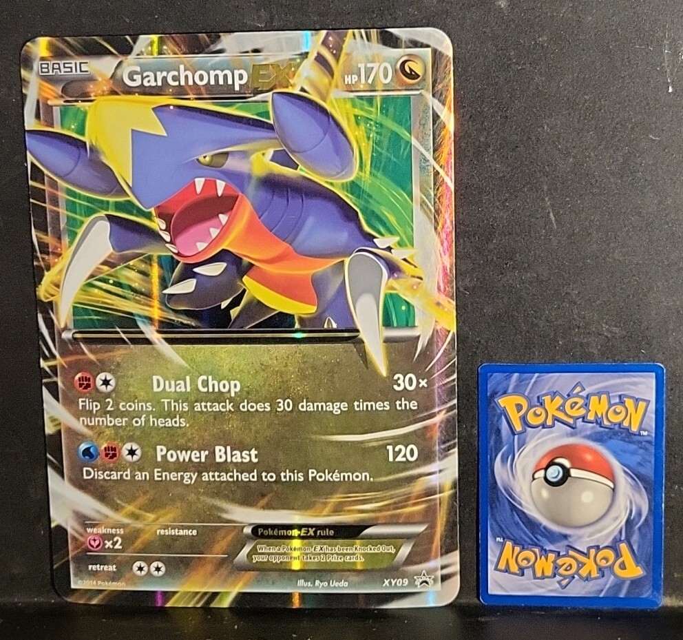 Pokemon - Garchomp EX XY09 Jumbo Hologram Promo Card - 2014 - TCG ...