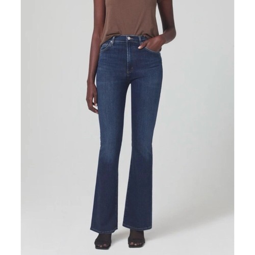 Citizens of Humanity Lilah High Rise Bootcut Flare Jeans Denim Blue 25 ...