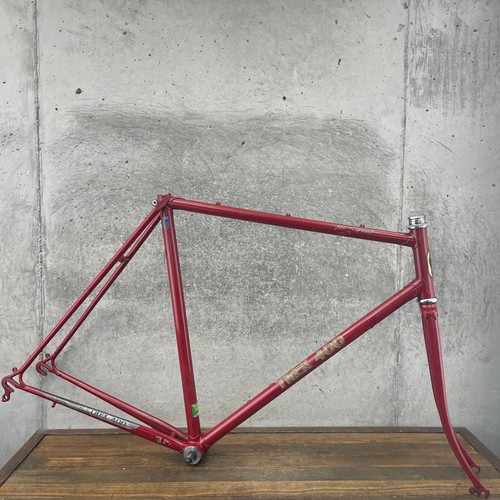 Vintage Trek 400 Frame Set Red 58 cm 700c Lugged Steel 23" 126 mm Red ...