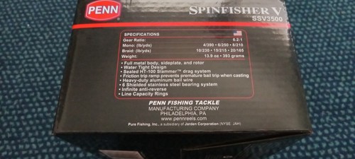 Penn Spinfisher V ssv 3500 bnib | eBay