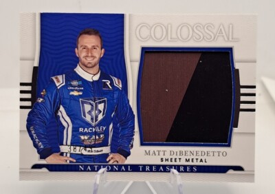 2022 National Treasures Matt DiBenedetto /49 COLOSSAL Sheet Metal Relic ...