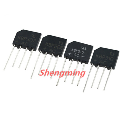 100PCS KBP206 KBP210 KBP307 KBP310 KBP406 KBP410 rectifier bridge | eBay