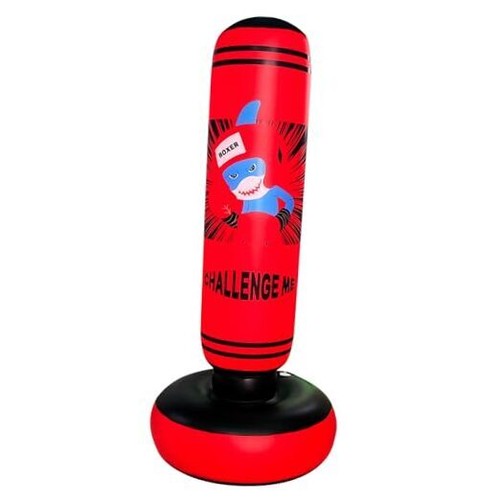 Toddler Punching Bag for Kids Boxing Dummy Inflatable Bopper New Red-47 ...