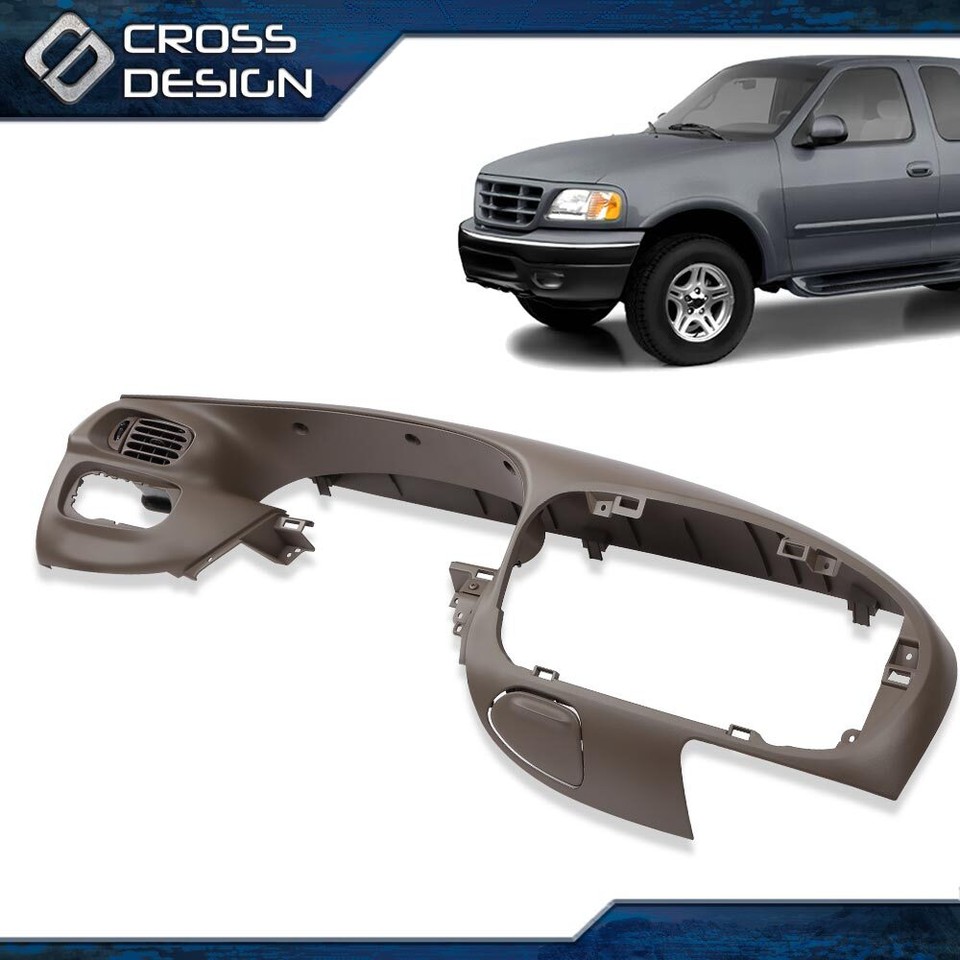 New Dash Pad Bezel Brown ABS Plastic Fit For 1997-2003 Ford F150 ...