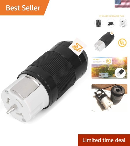50 Amp Generator Connector - CSA/UL Certified, 125/250 Volt Twist Lock ...