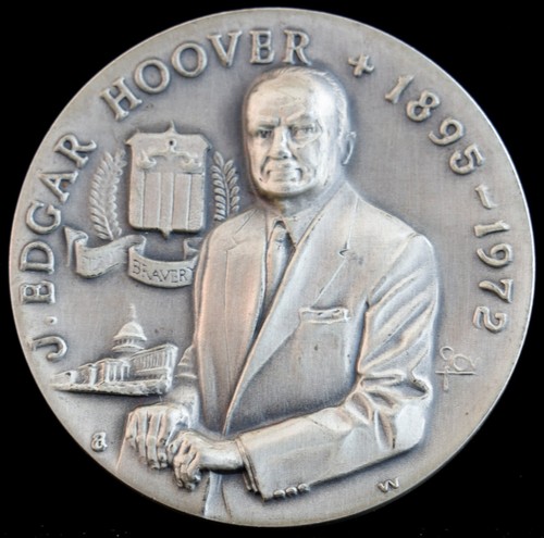 J. Edgar Hoover Silver Medal | eBay