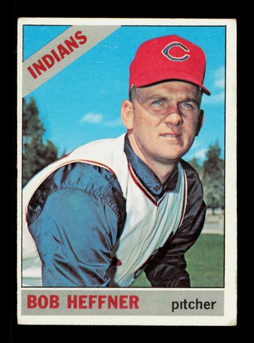 1966 Topps #432a Bob Heffner Purple trees Cleveland Indians | eBay