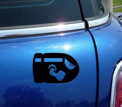 BULLET BILL VINYL DECAL STICKER SUPER MARIO BROS NINTENDO CAR WINDOW ...