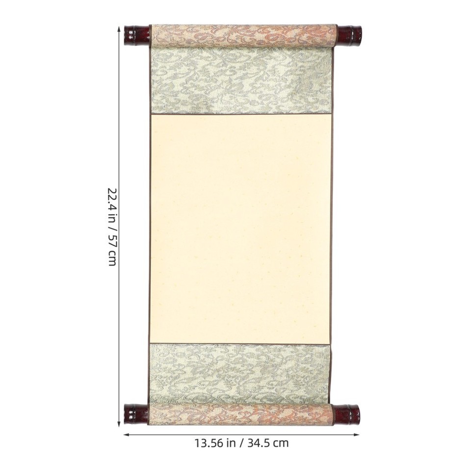 Antique Style Double- Blank Calligraphy Scroll Home Calligraphy Art ...