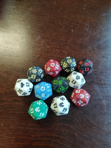 (11) Lot Of MTG Gaming Dice Magic The Gathering 20 Sided | eBay