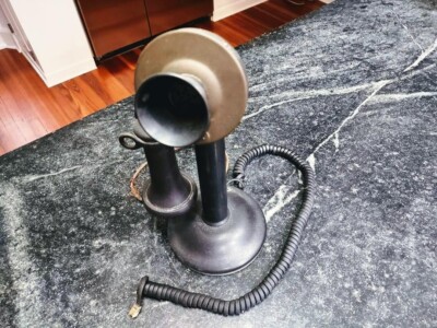Antique Candlestick Telephone American Telephone Co. 1918 | eBay