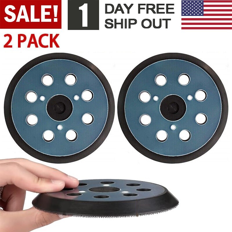 2X 5" Orbital Sander Pad Hook&Loop For DeWalt DW4388 D26450 D26451 ...