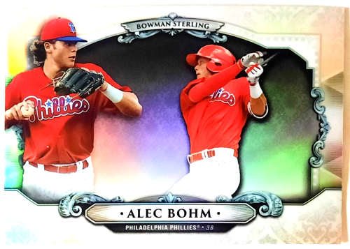 Alec Bohn 2018 Bowman Sterling Foil #BS-AB - Philadelphia Phillies | eBay