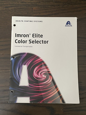 Axalta Coating Systems Imron Elite Commercial Transport Chip Chart ...