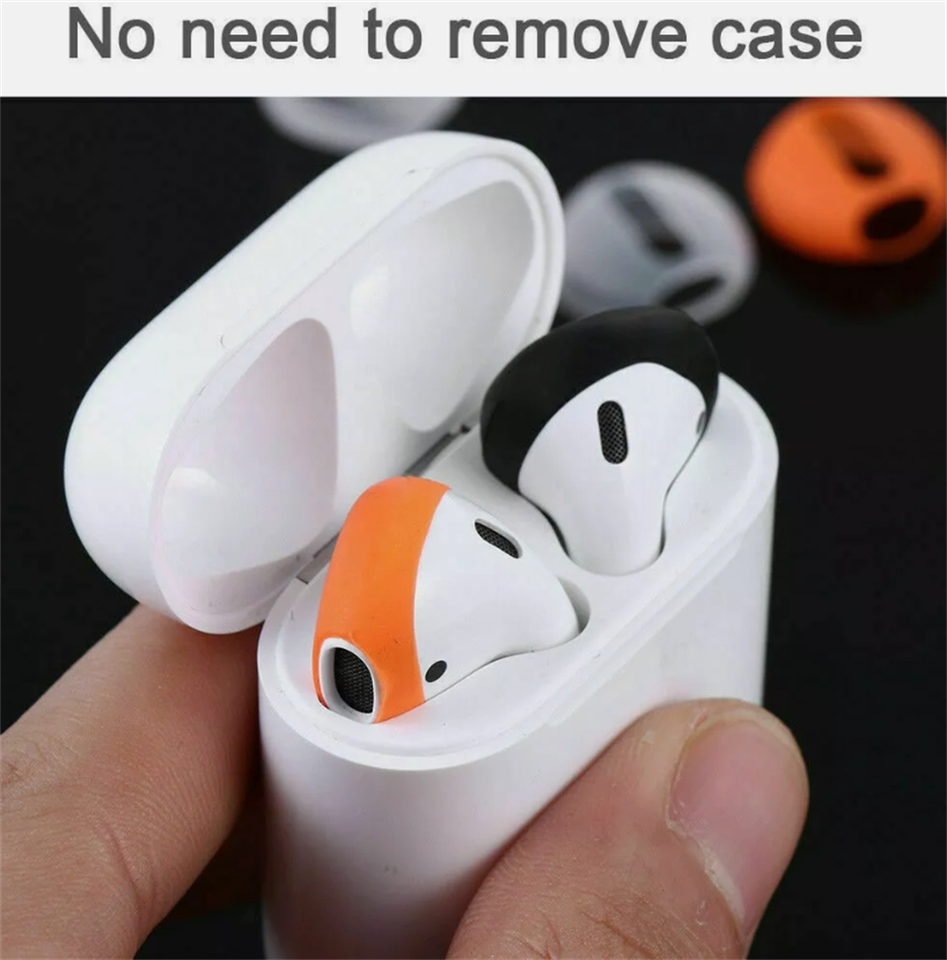 2-10Pairs Antislip Ear Tips Earbud Earphone Case Cover For Apple ...