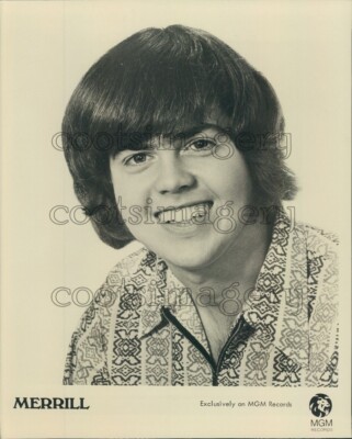 Singer Merrill Osmond of The Osmonds Press Photo | eBay