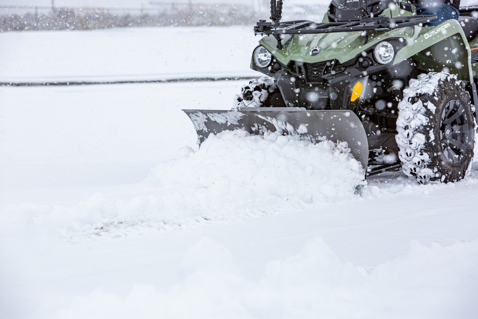 Open Trail 60" Steel Snow Plow System for 2015-2025 Honda Pioneer 500 / ...