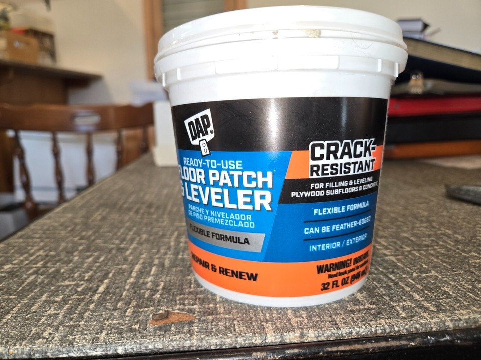 DAP 59184 QT RTU FLR Floor Patch Leveler 32 oz Light Gray 32 FL OZ NEW ...