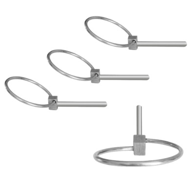 4pcs 4mm Linch Pins, 49mm Overall 316 Stainless Steel Lynch Pins Hitch ...