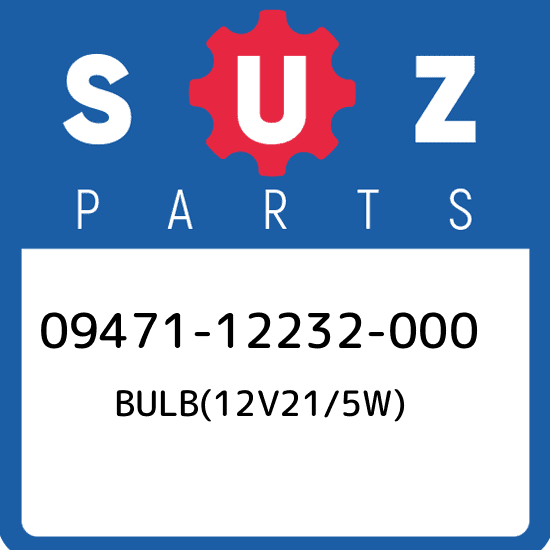 09471-12232-000 Suzuki Bulb(12v21/5w) 0947112232000 Genuine OEM Part ...