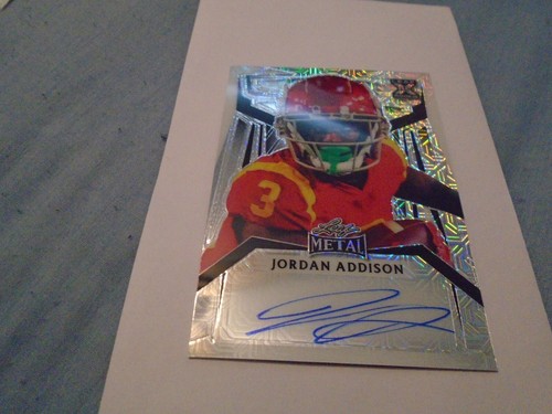 2023 Jordan Addison Leaf Metal Auto SILVER MOJO SSP #1/4! RC #PA-JA1 ...