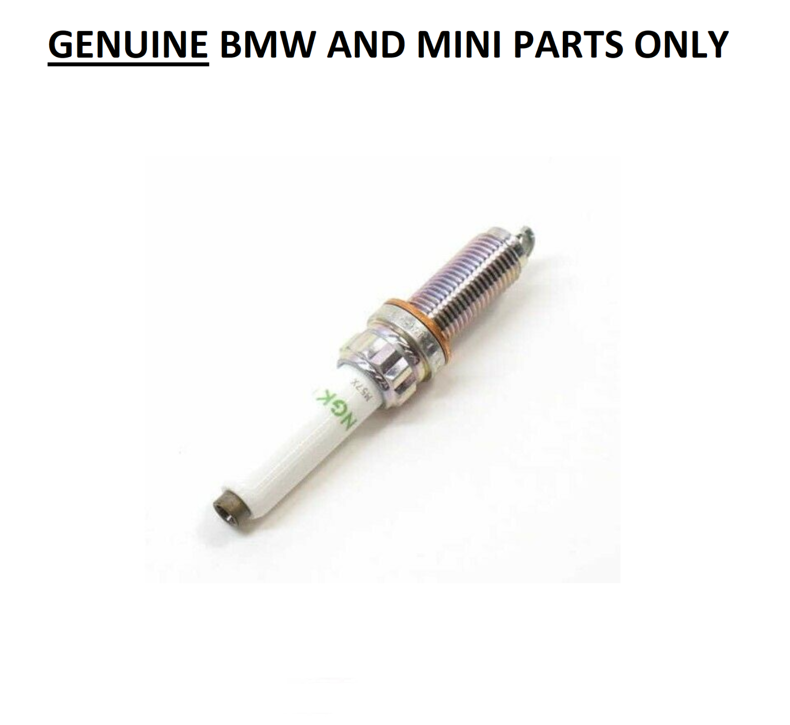GENUINE BMW High Power Spark Plug 12120040551. 1 3 5 6 7 Series MINI ...