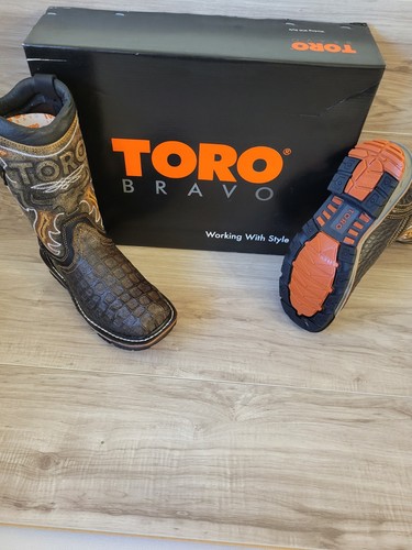 Cebu Toro Bravo Mens Leather Work Safety Boots Slip Oil Resistant,size ...