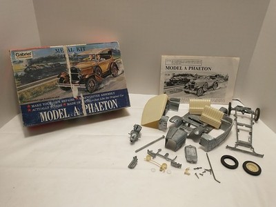 Gabriel Hubley 4856 Model A Phaeton Metal Kit FOR PARTS 1975 Read Desc ...