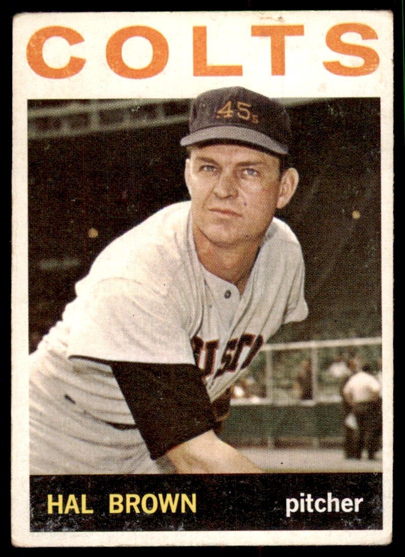 1964 Topps Hal Brown Baseball Card Houston Colt .45s #56 | eBay