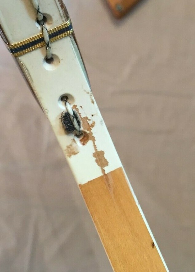 KEN ROSEWALL Tennis ~ Vintage Seamless Wooden Racquet With Wooden Press ...