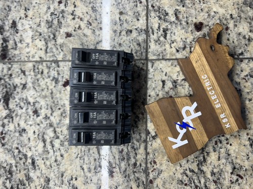 *QTY 5* GE THQB1115 15 AMP SINGLE POLE BOLT ON CIRCUIT BREAKER | eBay