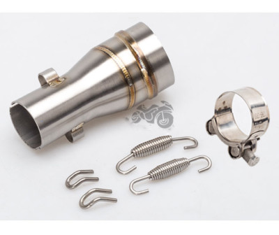 Motorcycle Exhaust Pipe Tube Adaptor GP Welding Sleeve Reducer Joining ...