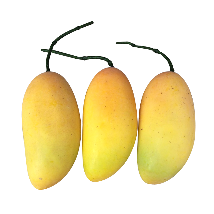 Set of 3 Artificial Mango Fake Fruit Home Decor | eBay